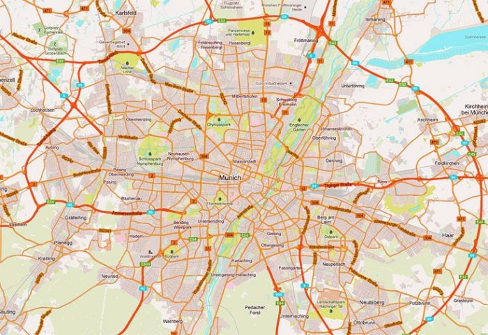 Map of Munich