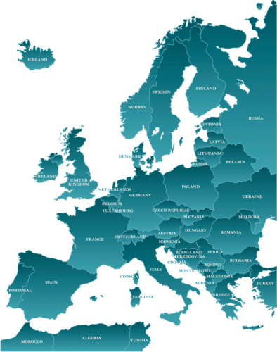 Interactive Map of Europe